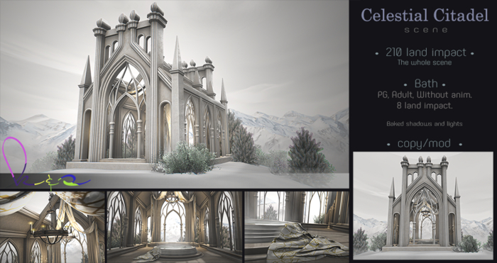 Second Life Marketplace - K&S - // Celestial Citadel. Scene